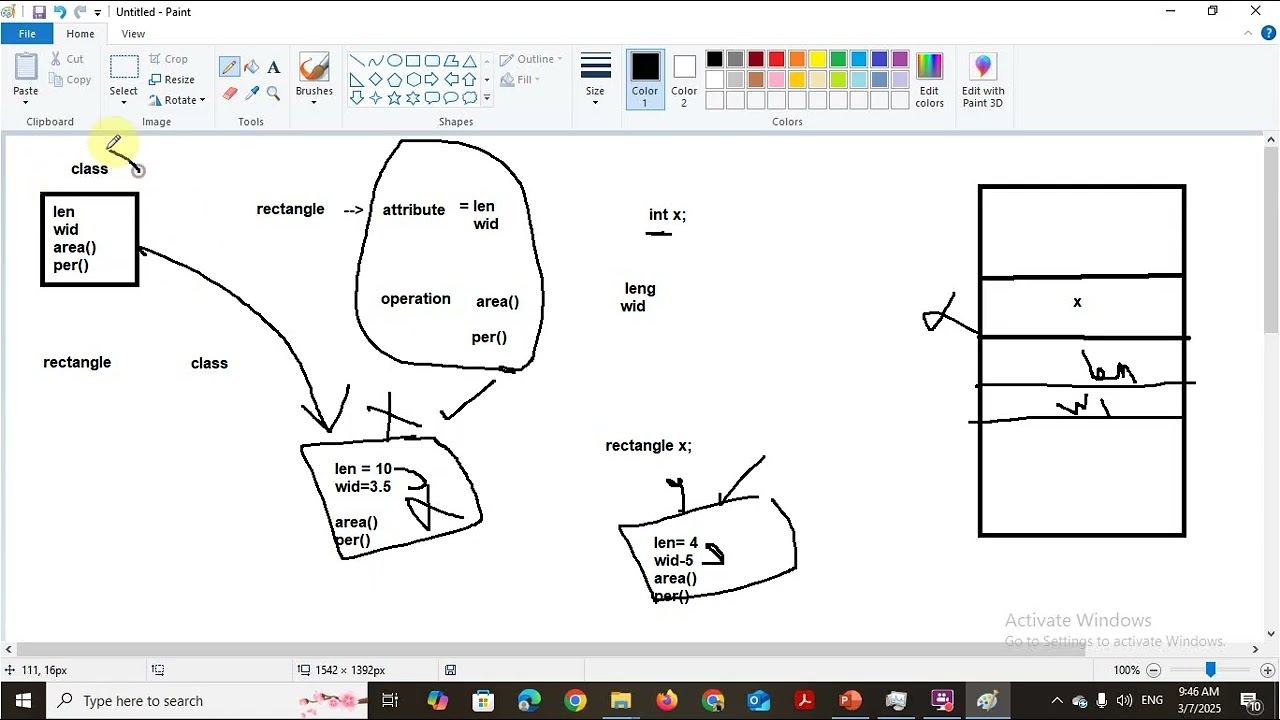 object oriented lecture 3: rectangle example