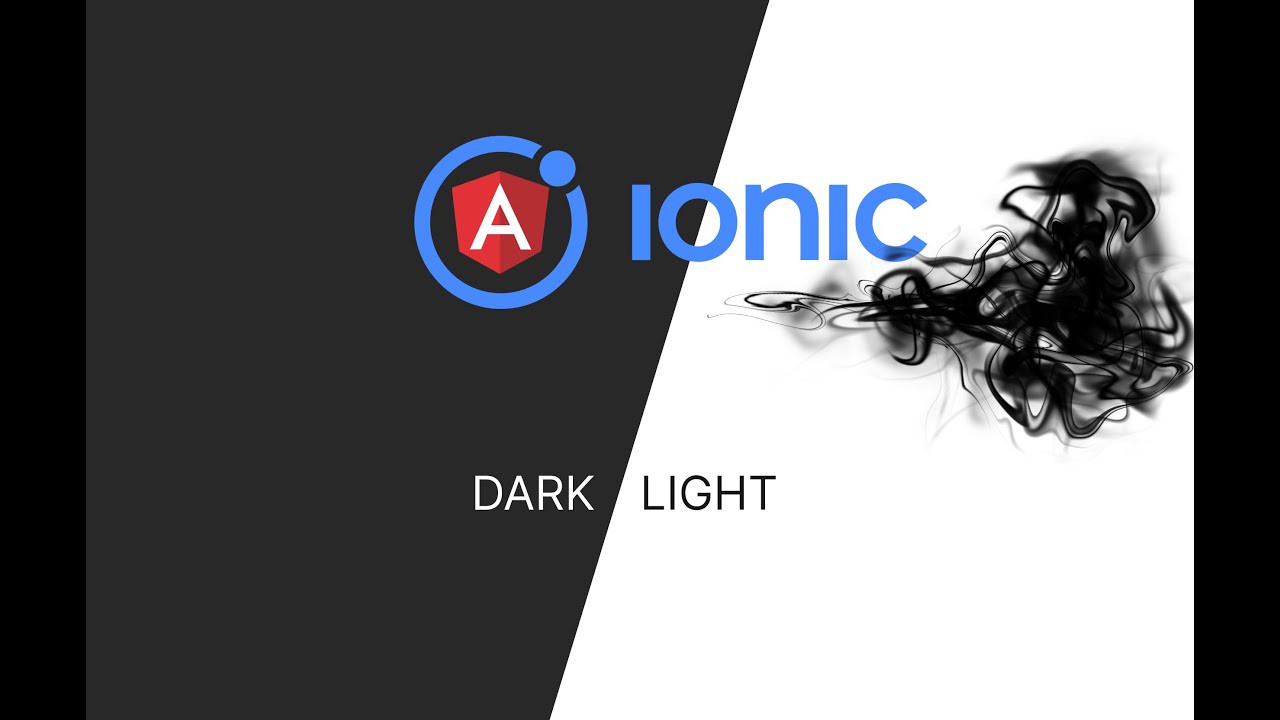 ionic theme switcher  -  dark/light mode