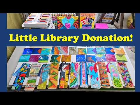 Creating Art for Kindness | Making Art to Give Away for a Little Library