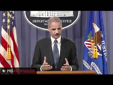 Holder Takes Reporters' Questions on Military Trials