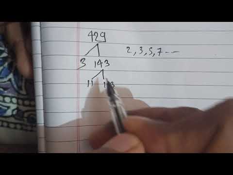 factor tree of 429 | prime factor tree |