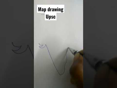 map drawing within 20 sec - India - UPSC #upscmotivation