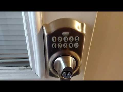 Programming Schlage Door Lock to Add and Remove Code Learn in 90 Seconds