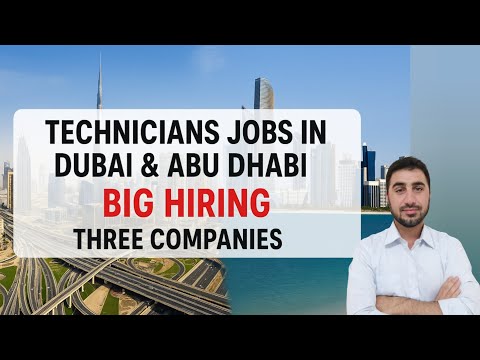 Technicians Jobs in Abu Dhabi & Dubai UAE | Foughty1