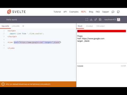 Svelte - $$props variable
