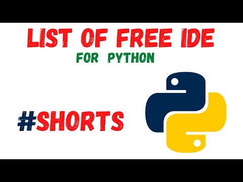 Best IDE for Python - List Of Python IDEs For Free #Shorts