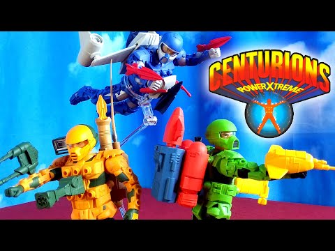 All 3 The Centurions Action Figures Review - Nostalgia Remakes Ramen Toys 80's Version