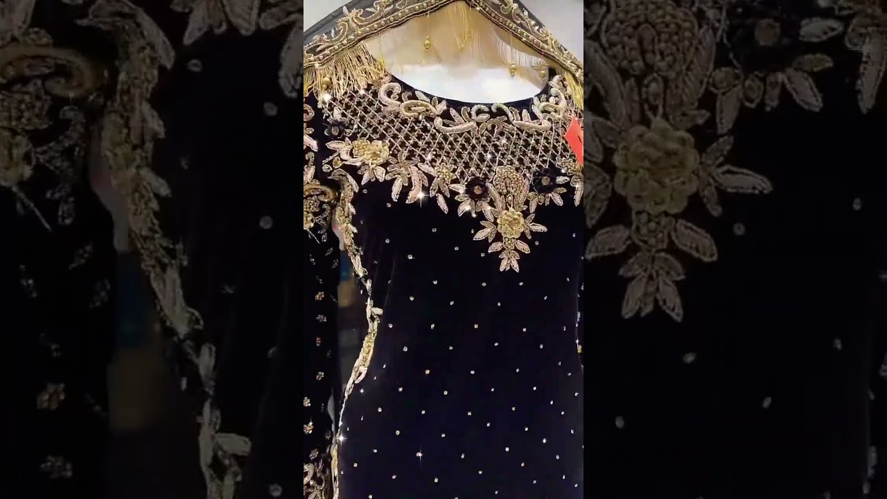 😍Beautiful handwork black suit#embroidery#shorts#shortsvideo#trending 👗