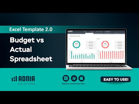 Budget vs Actual Spreadsheet Template