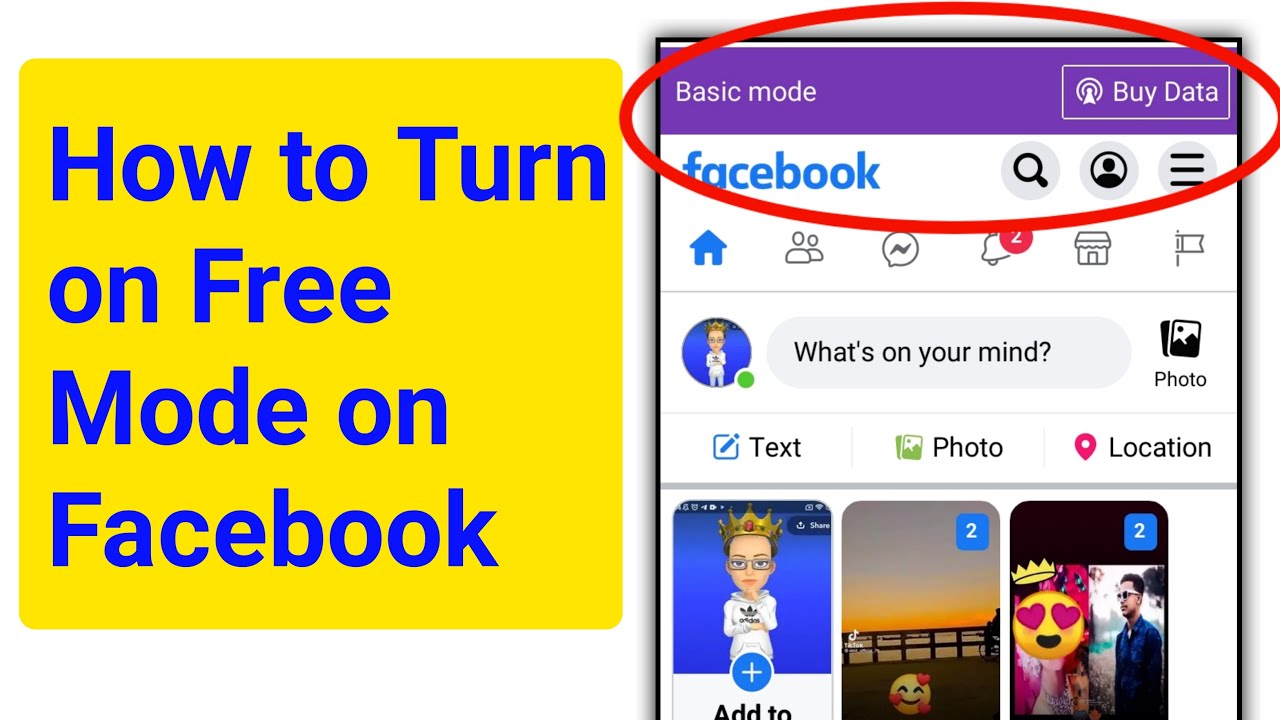 How to Turn on Free Mode on Facebook । Enable Facebook Free Mode । turn on Facebook basic mode