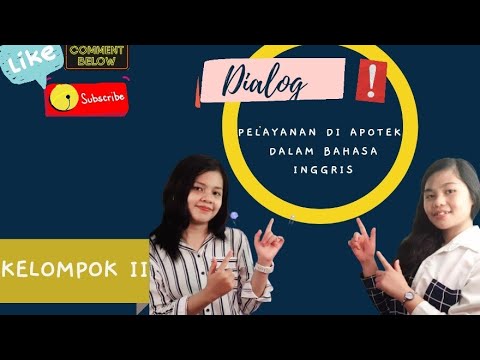Dialogue Bahasa Inggris di apotek #english, #farmasi.