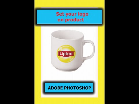 How to put logo on product in Adobe Photoshop I Graphic Designing #coreldrawtuturial #logodesign