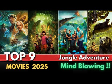 Top 9 Best Jungle Adventure Movies in Hindi | Hollywood Movies in Hindi 2025