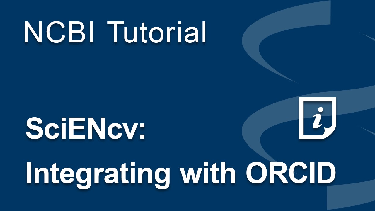 SciENcv: Integrating with ORCID