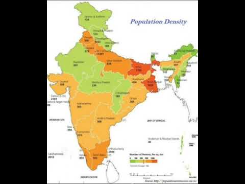 population density in India