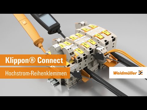 Klippon® Connect Hochstrom-Reihenklemmen || Energie zuverlässig und effizient zuführen