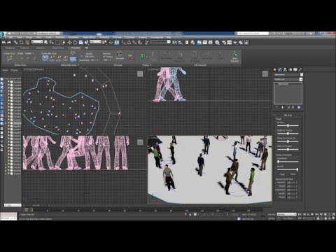 3D Max Populate: Animated Crowds and People In Your Scene
