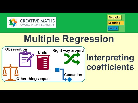 Multiple Regression - Interpreting coefficients
