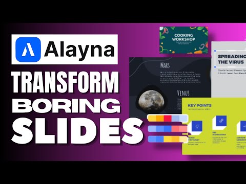 This AI Tool Can Transform Your Boring Slides - Alayna AI