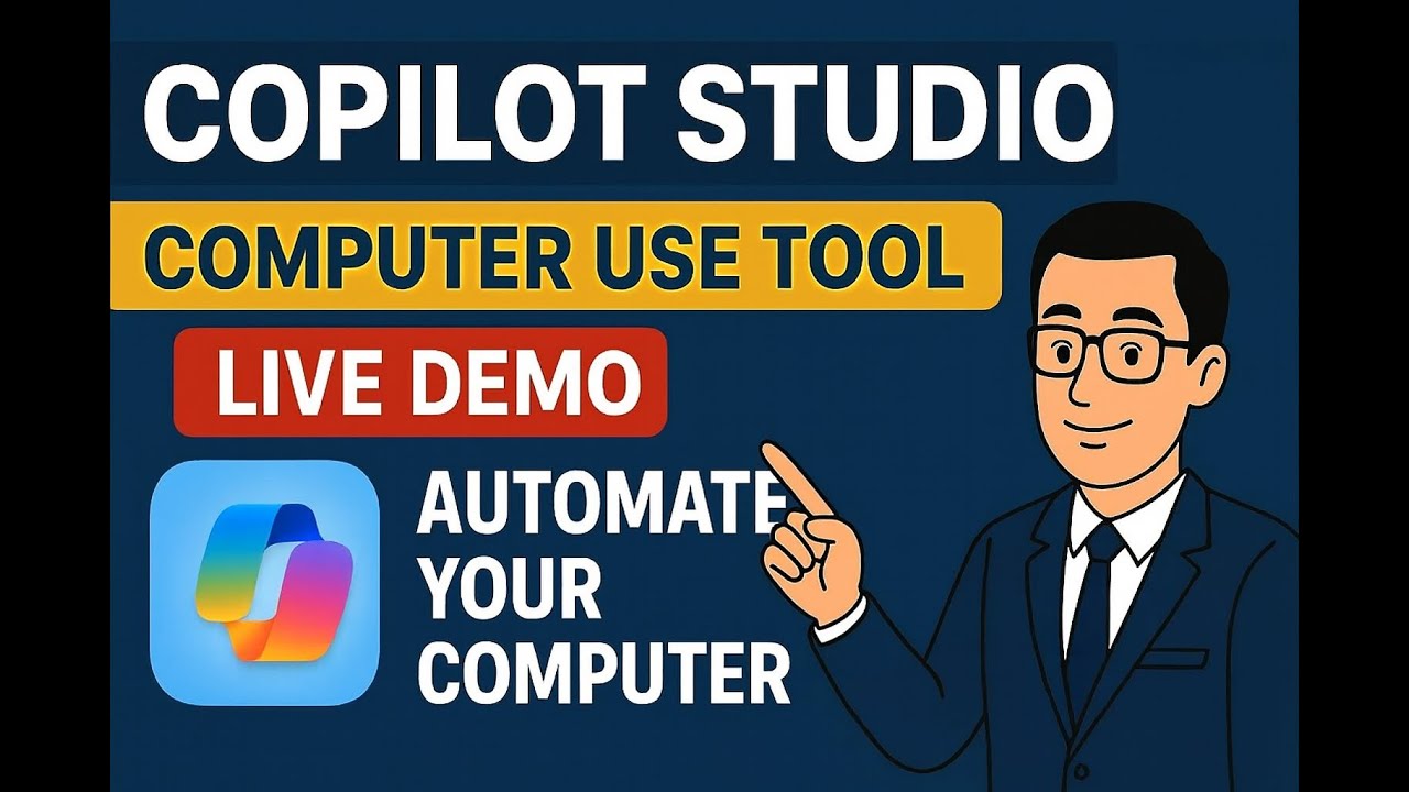 Copilot Studio Computer Use Tool: Automate Desktop Tasks with AI Live Demo (Step By Step Guide)