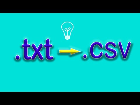 How to Convert Text File to CSV File (Data Analysis)
