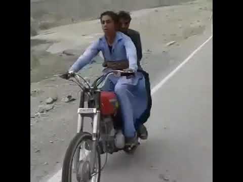 Funny One Wheeling Accident