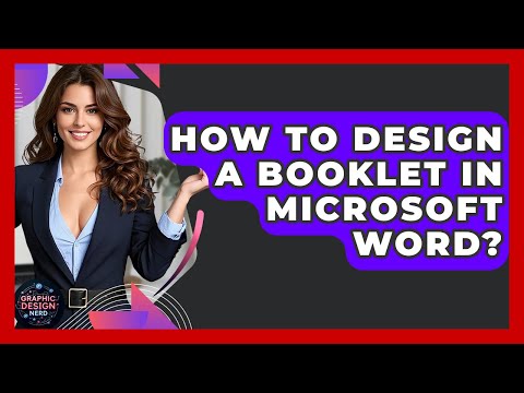 How To Design A Booklet In Microsoft Word? - Graphic Design Nerd