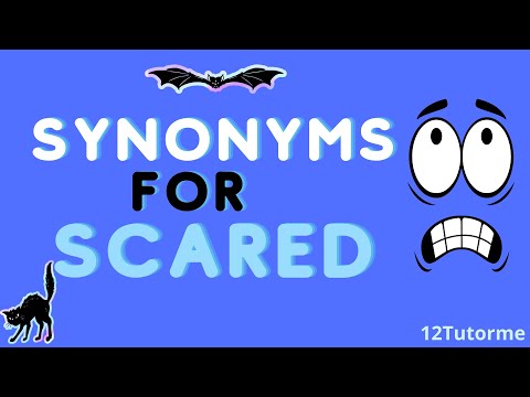 ESL I Vocabulary for Kids I Synonyms I Scared #vocabulary #esl