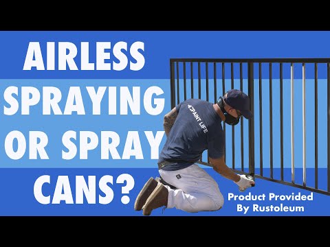 Airless or Spray Cans? Professional Finish with a CAN!