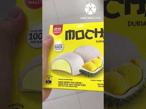 SOUND Durian mochi #delicious #satisfying #trending #shorts