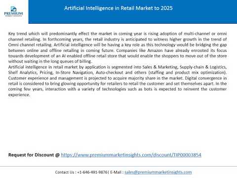 PPT Artificial Intelligence in Retail Market