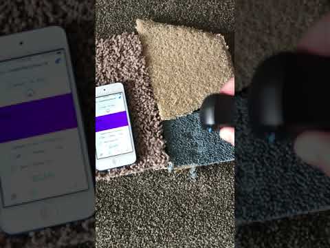 Rapid non-destructive carpet testing