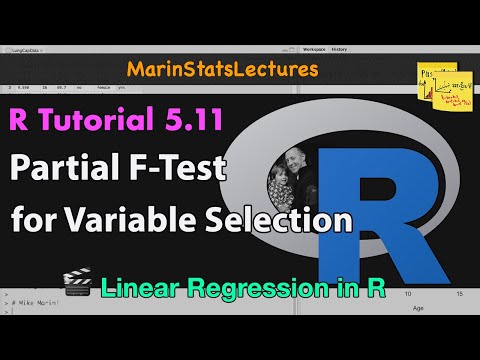 Variable Selection in Linear Regression Using Partial F-Test in R ...