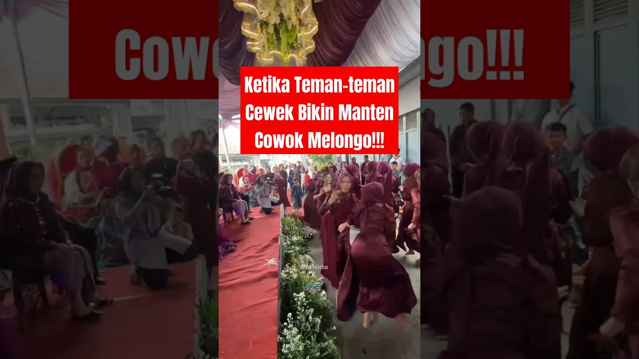 BIKIN MANTEN COWOK MELONGO ❗ #remix #wedding #weddingparty #jogettiktok #flashmob #fypviral