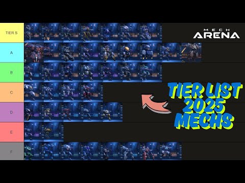 MECH ARENA π I TIER LIST 2025 DE MECHS ACTUALIZADO A JUNIO 2025 - QUIEN SERA EL MVP ΒΏπ¦βπ₯? ...