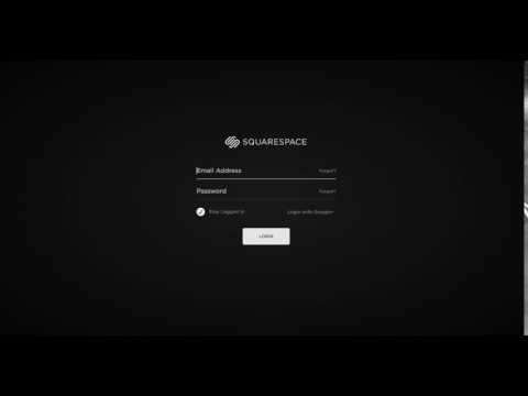 SquareSpace Login