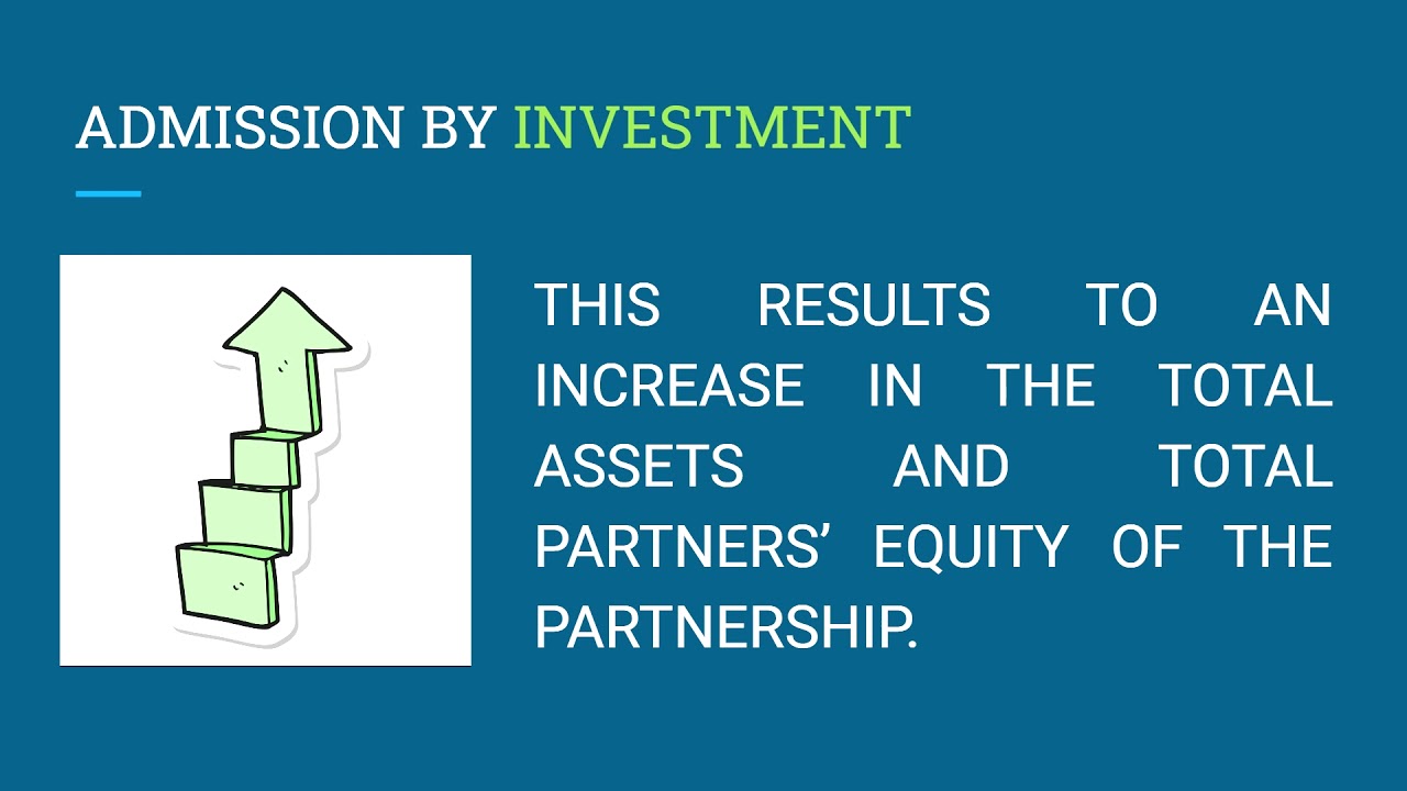 Chapter 4: Partnership Dissolution without Liquidation by purchase of interest and investment