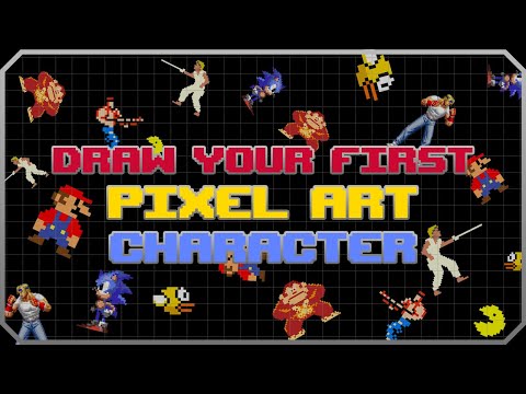 Draw Your First Pixel Art Character #pixilart