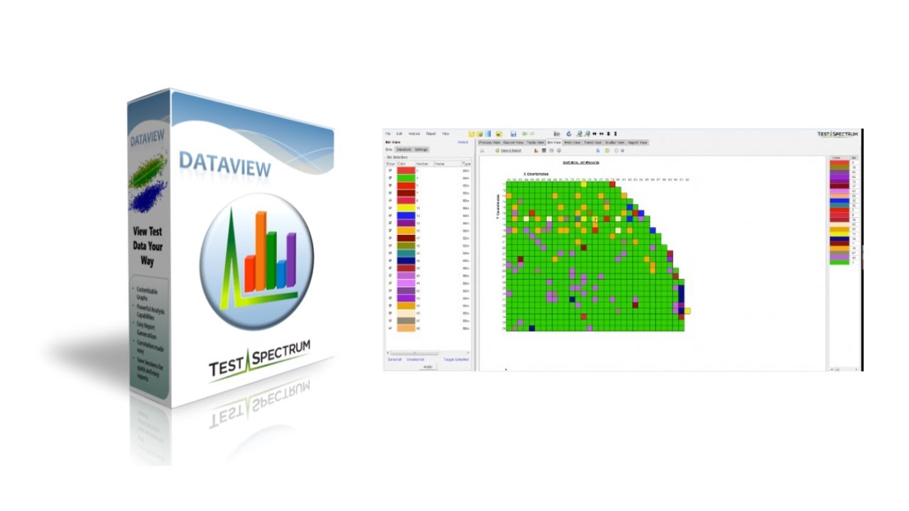 Test Spectrum Demo of DataView Test Software - designed for Test Engineers by Test Engineers.