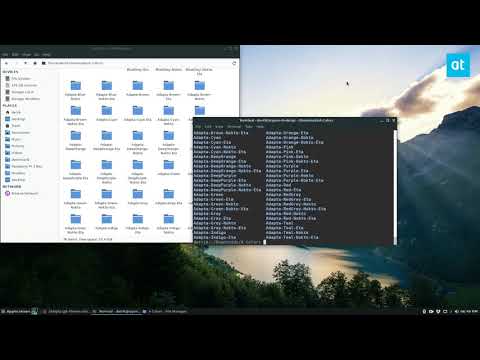 How to install the Adapta GTK theme color pack on Linux