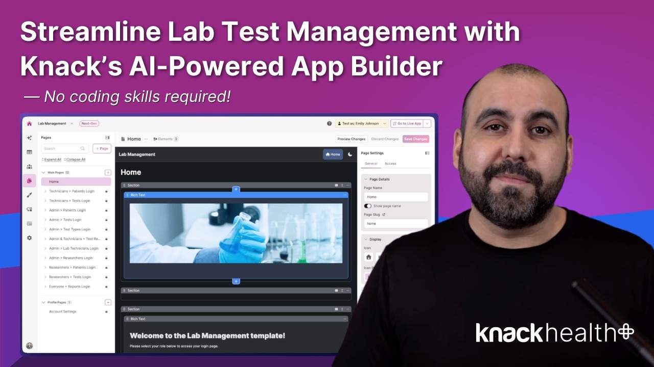 Streamline Lab Test Management with a Custom App