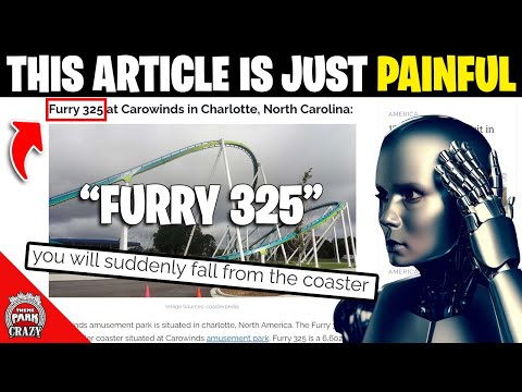 I Read the WORST Roller Coaster Article EVER - AI Generated?