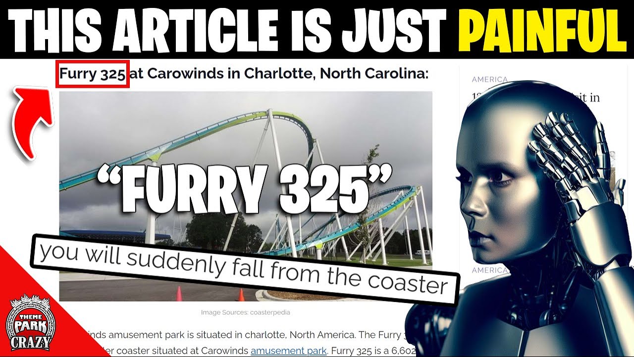 I Read the WORST Roller Coaster Article EVER - AI Generated?
