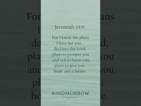 Jeremiah 29:11 Bible Verse | Trust That God Has a Hopeful Plan