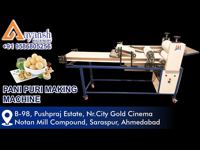 Automatic Poori Making Machine - Farsi Puri Making Machine Manufacturer ...