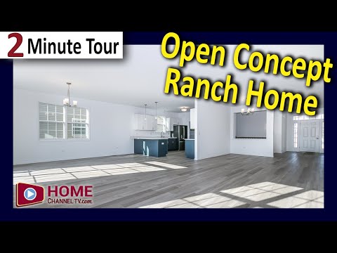 Spacious Open Concept Ranch Home Plan // Built by Hartz Homes