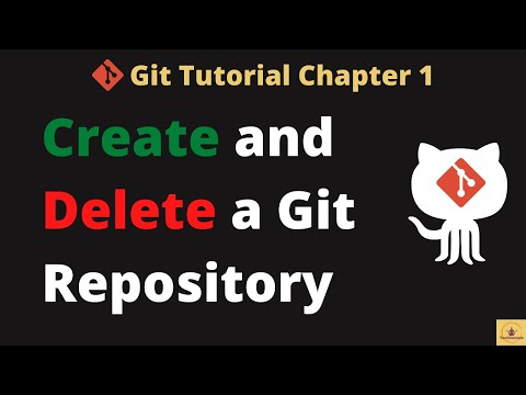How to create and delete Git Repository on GitHub | Git Tutorial Chapter 2 | The TechFlow