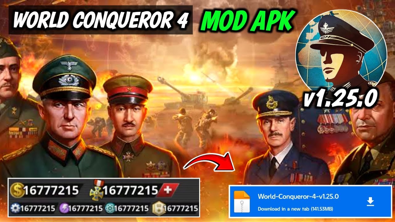 WC 4 Mod Apk | World Conqueror 4 Mod Apk