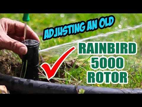 Rainbird 5000 Sprinkler Adjustment (updated video available)
