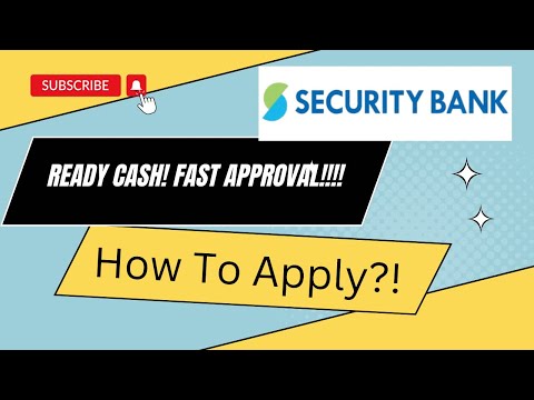 HOW TO AVAIL SECURITY BANK READY CASH?! Fast Approval pa!